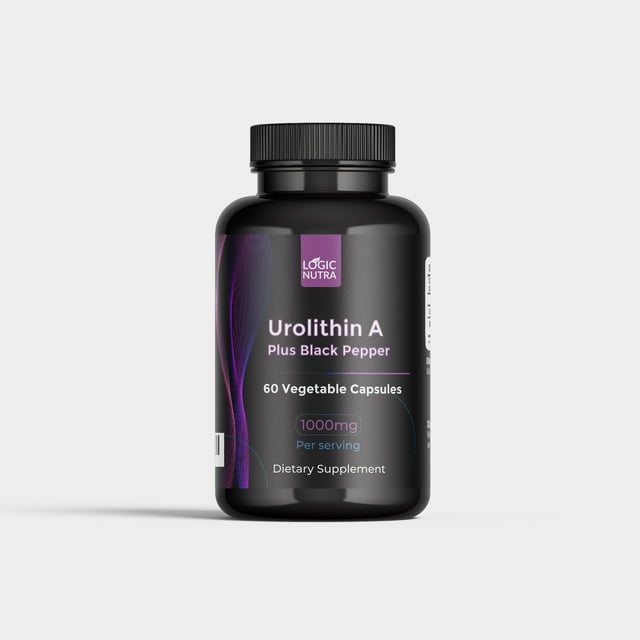 Logic Nutra Urolithin A Supplement, 1000 MG, 60 Vegan Safe Capsules, 30 Day Supply, Non-GMO ...