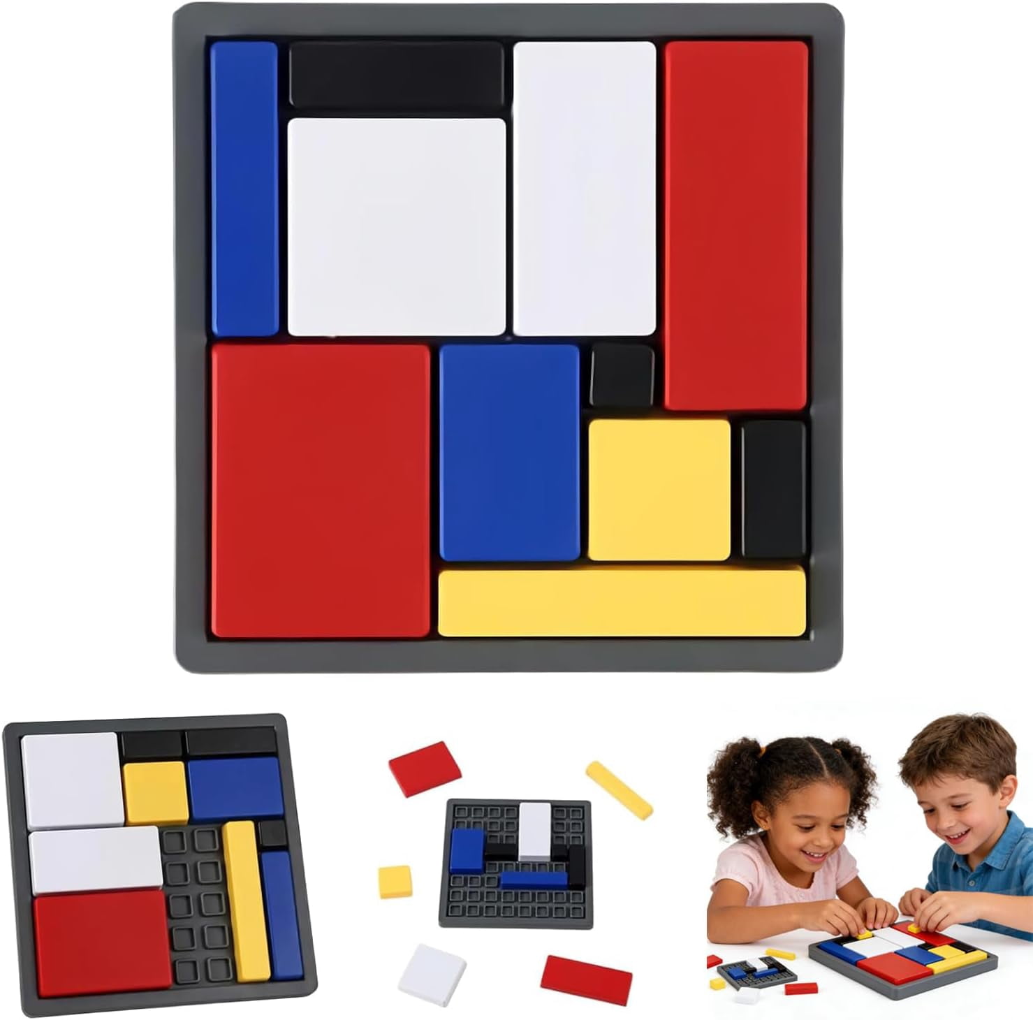 Logic Puzzle Brain Teaser Game, 88-Level Challenges with 4 Difficulty Levels, Adult Educational ...