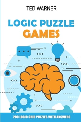 Pre-Owned Logic Puzzle Games: 200 Logic Grid Puzzles With Answers ...