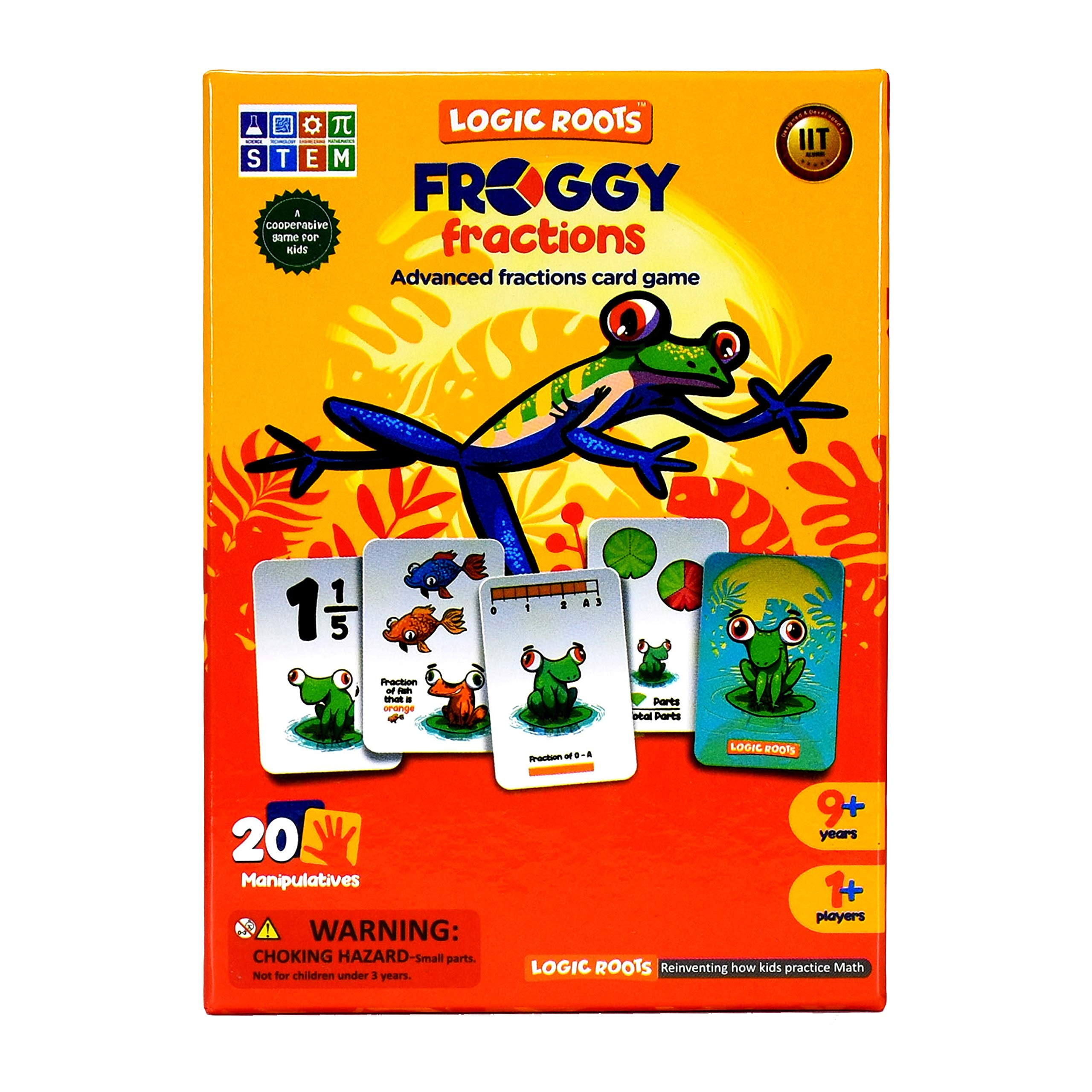 Logic Roots Froggy Fractions MMF7 Math Games for Fourth Grade and up ...