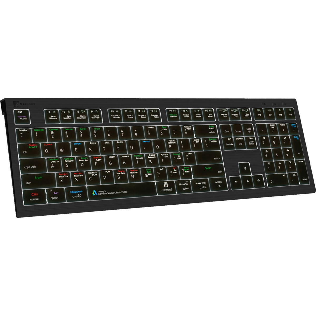 LogicKeyboard ASTRA 2 Series Mac Wired Backlit Keyboard for Autodesk ...