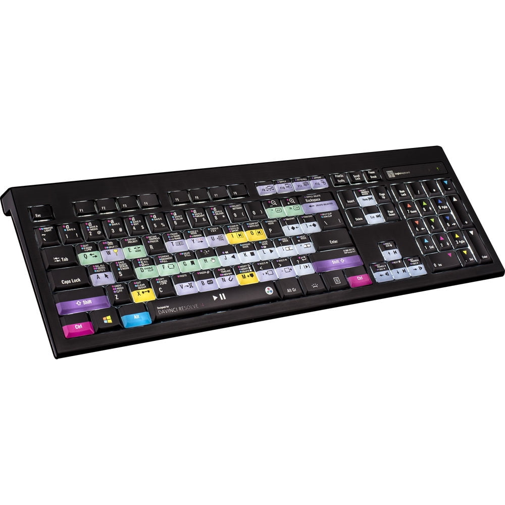 LogicKeyboard Astra Series Blackmagic DaVinci Resolve 14 BETA Backlit ...