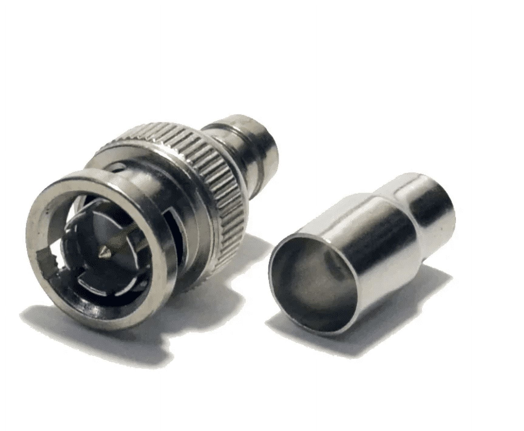 Logico BNC122 Coaxial CCTV Camera BNC Male Connector Adapter 20 Pack ...