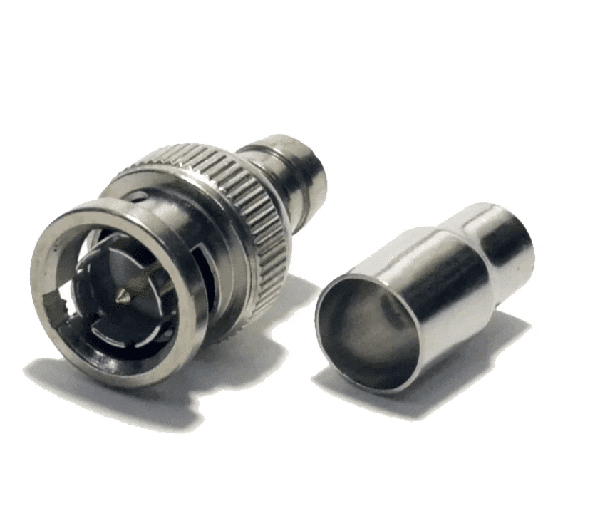 Logico BNC122 Coaxial CCTV Camera BNC Male Connector Adapter 50 Pack ...