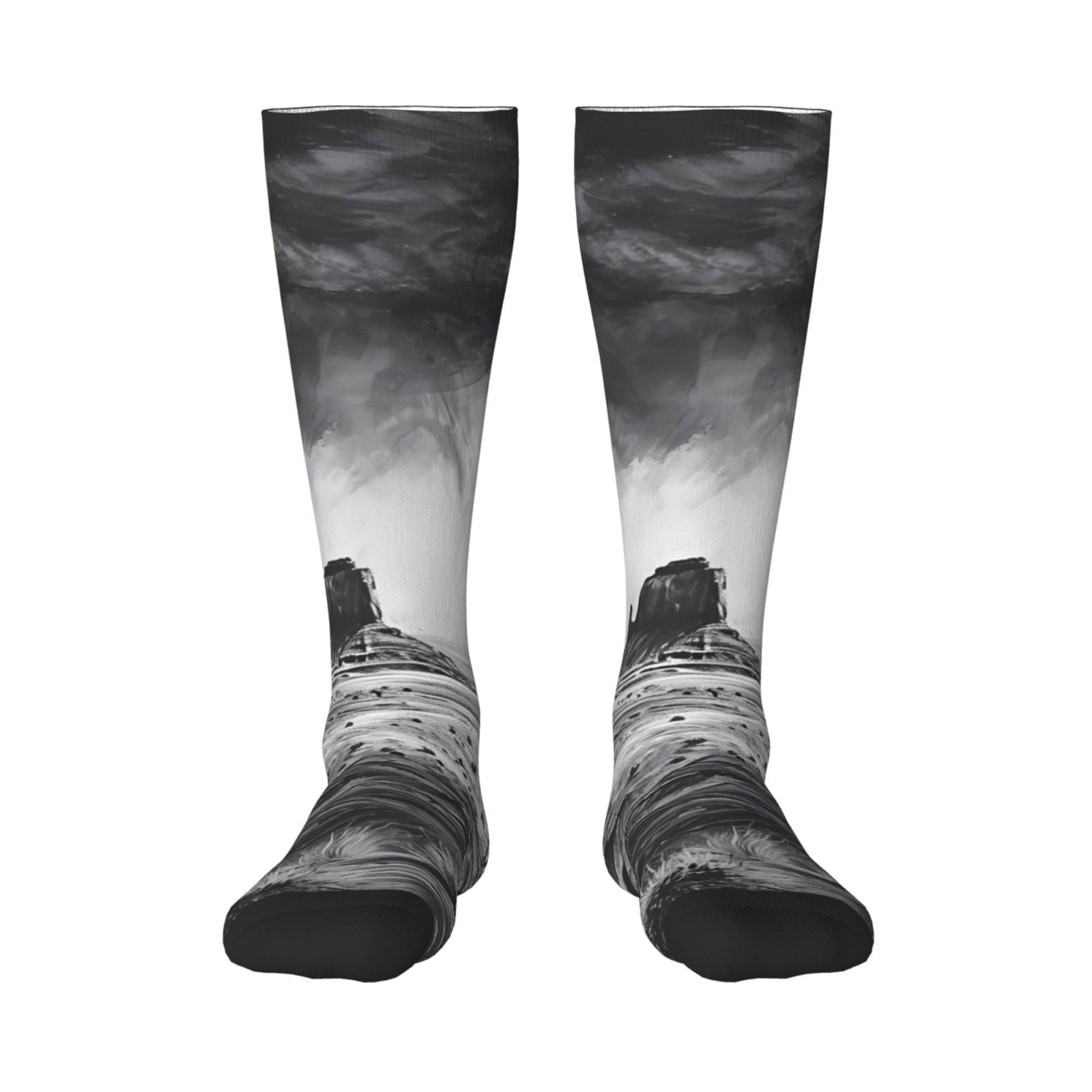 Logiee 60s Black White Western Cowboy Print Gift Stocking Stuffers ...