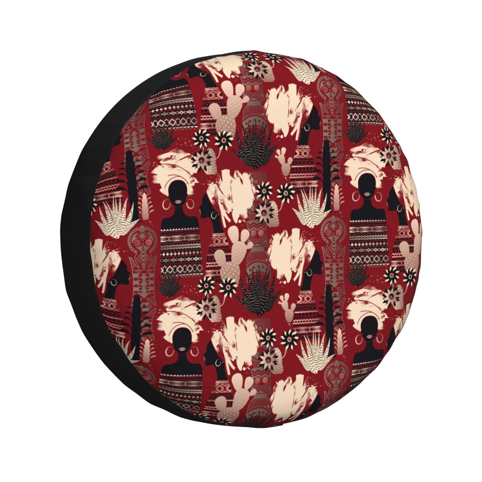 Logiee African Women A Print Spare Tire Cover, Universal Wheel ...