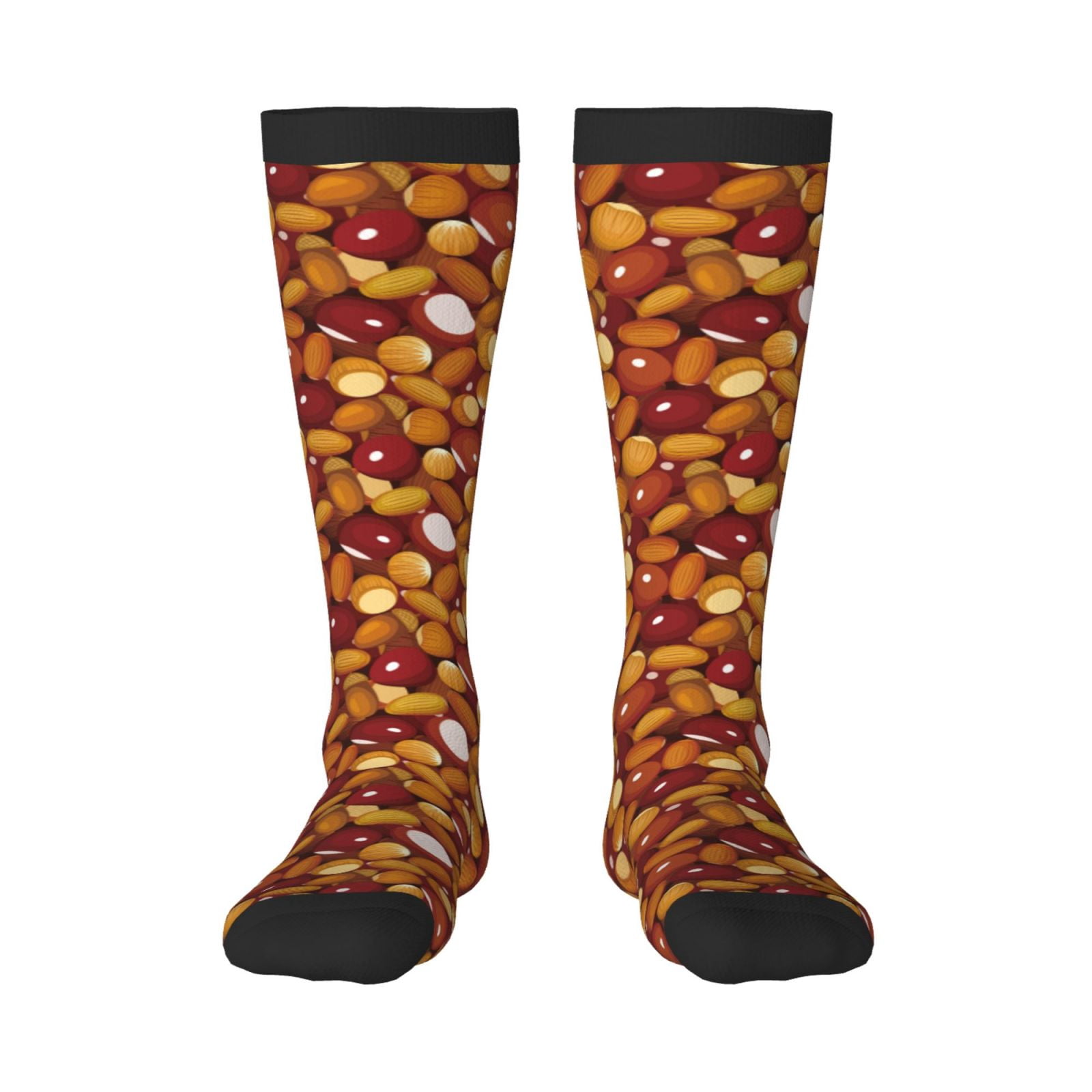 Logiee Almond Nuts Print Gift Stocking Stuffers,Adult Stockings,Novelty ...