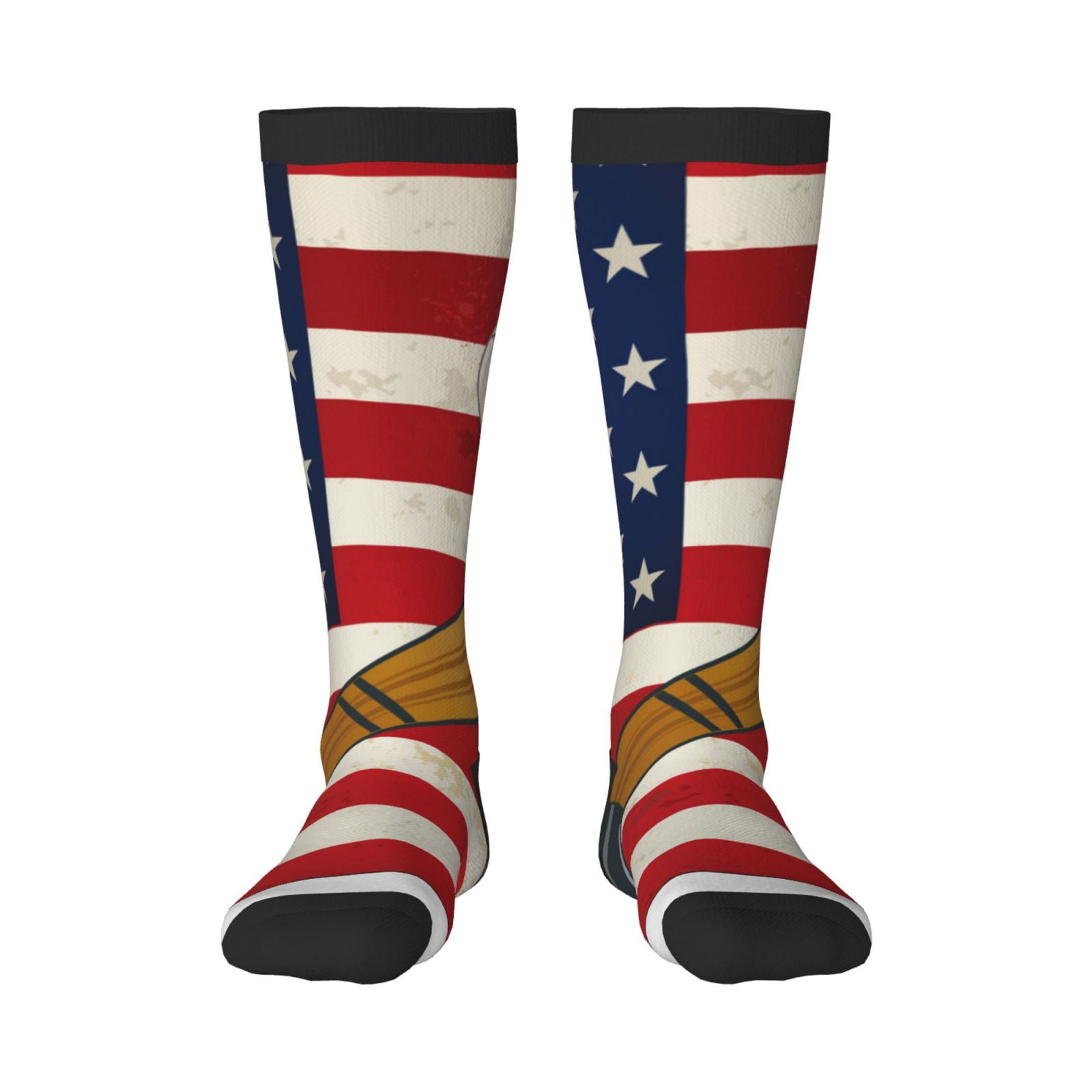 Logiee American Flag And Baseball Print Gift Stocking Stuffers,Adult ...