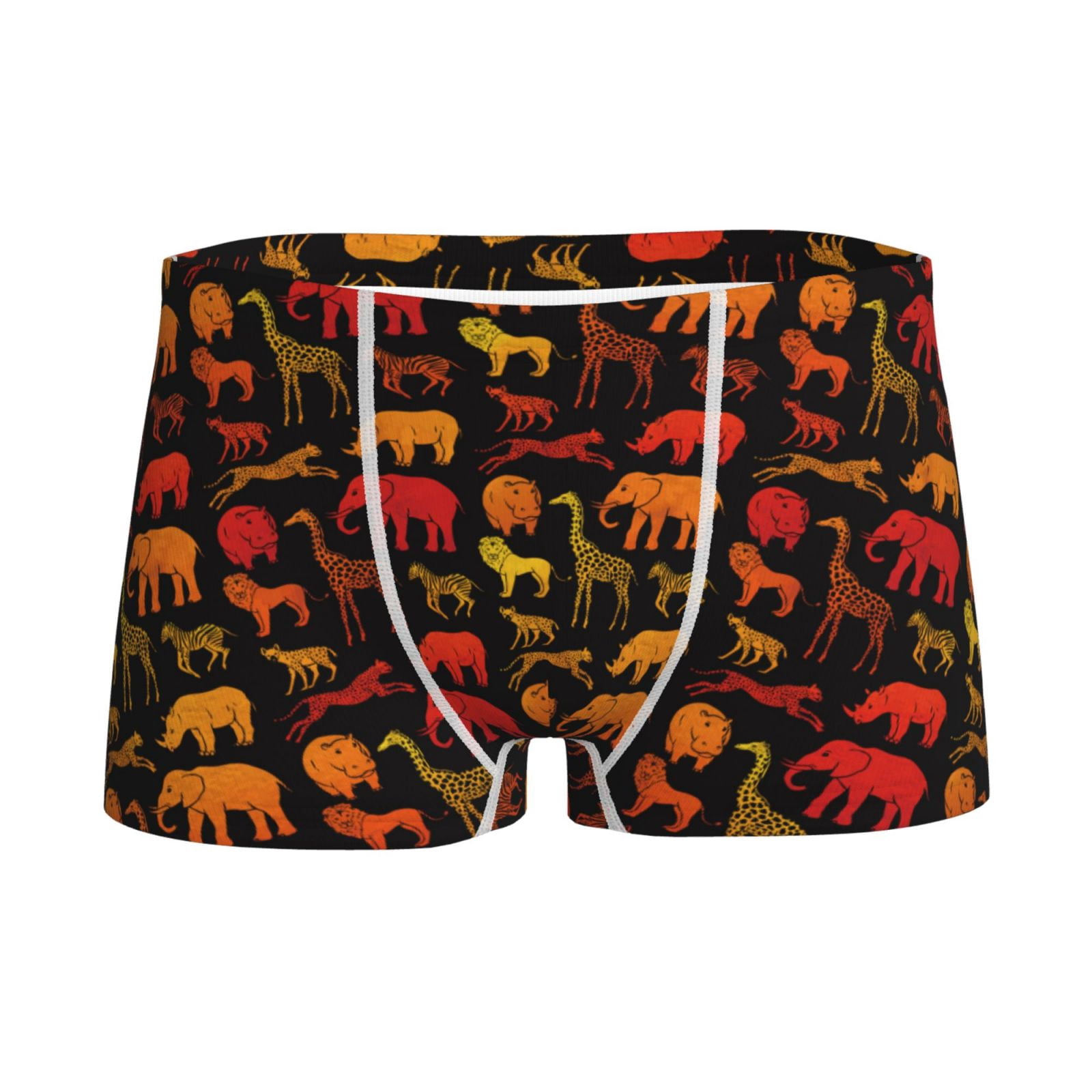 Logiee Animal Print Boys' Boxer Briefs,Tween Boy Underwear- - Walmart.com