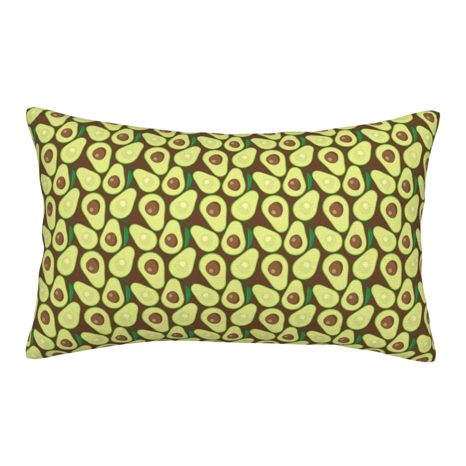 Logiee Avocado Print Pillow Case,Throw Pillow Covers, Double Sided ...