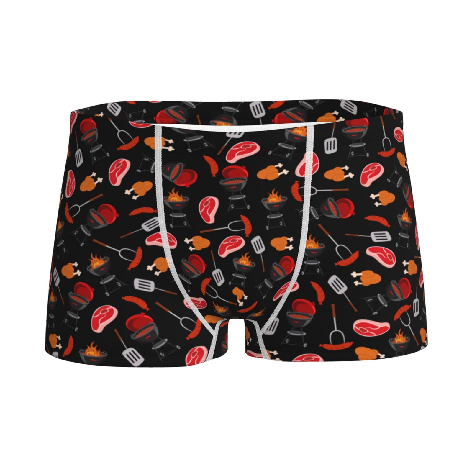 Logiee BBQ Print Boys' Boxer Briefs,Tween Boy Underwear- - Walmart.com