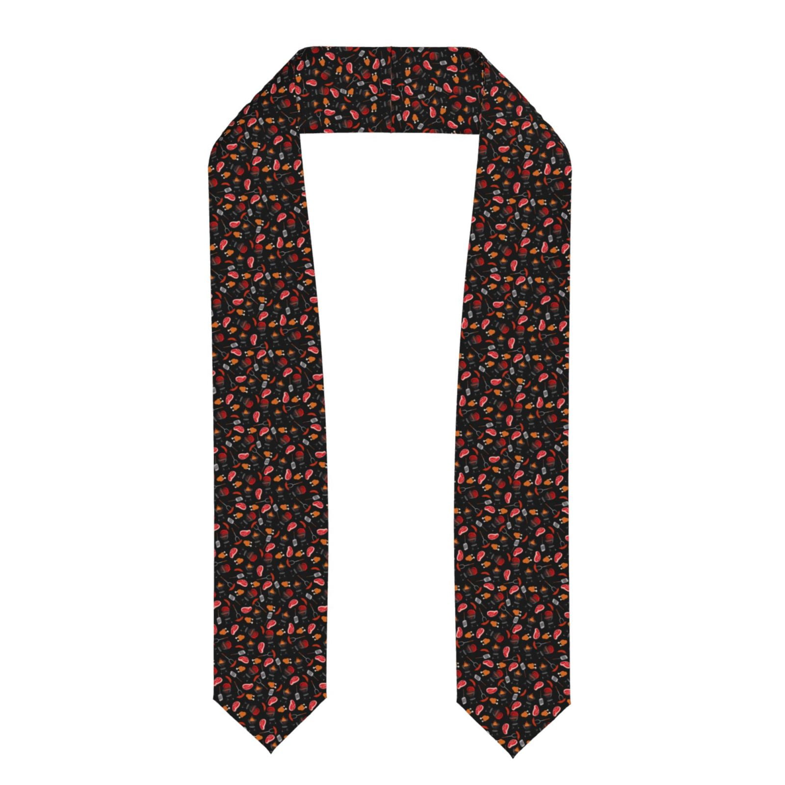 Logiee BBQ Print Unisex Adult Graduation Stole Shawl 72" Long for ...