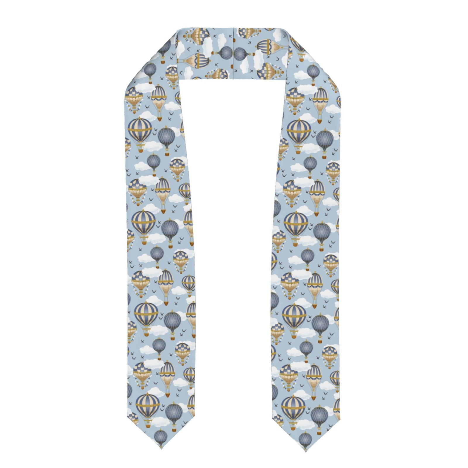Logiee Balloon Vintage Print Unisex Adult Graduation Stole Shawl 72 ...