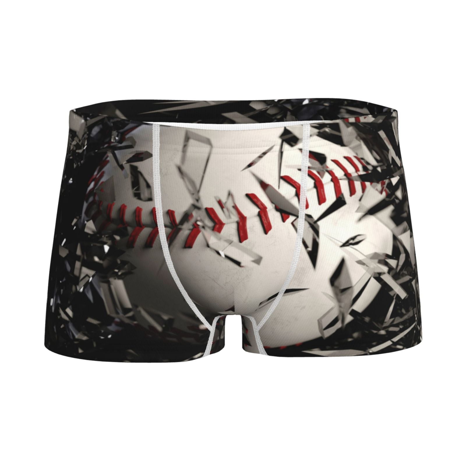 Logiee Baseball Breaking Glass Print Boys' Boxer Briefs,Tween Boy ...