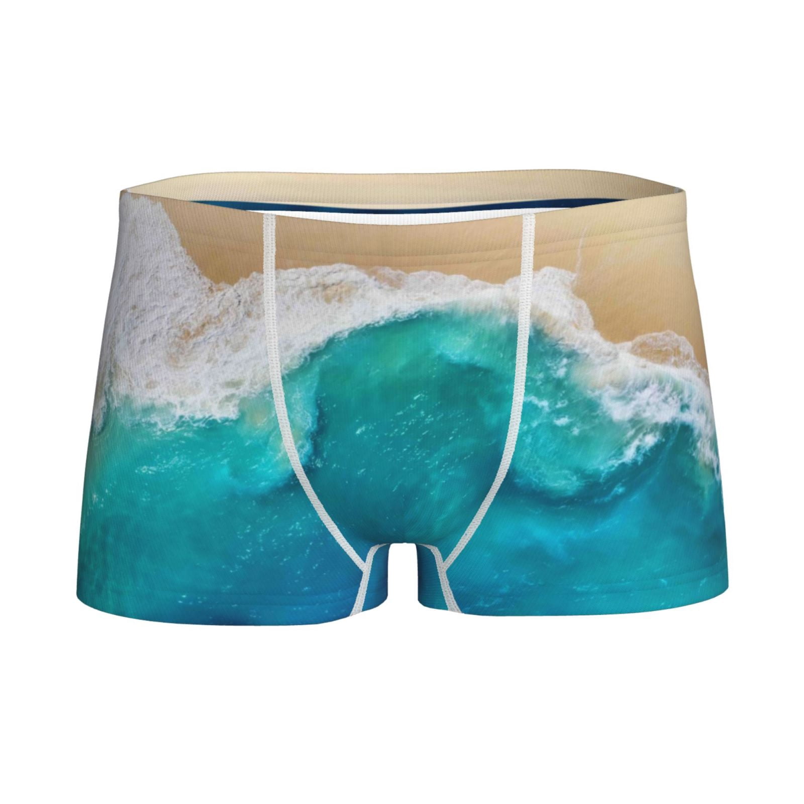 Logiee Beach Print Boys' Boxer Briefs,Tween Boy Underwear- - Walmart.com