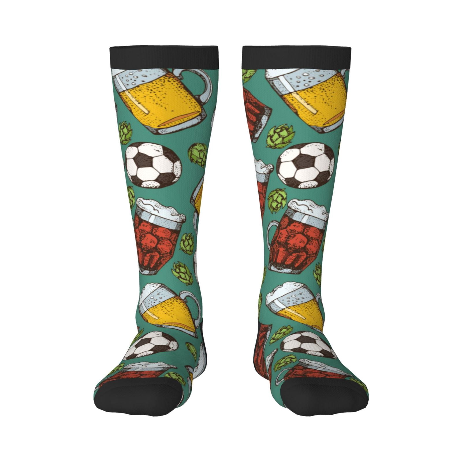 Logiee Beer And Soccer Print Gift Stocking Stuffers,Adult Stockings ...