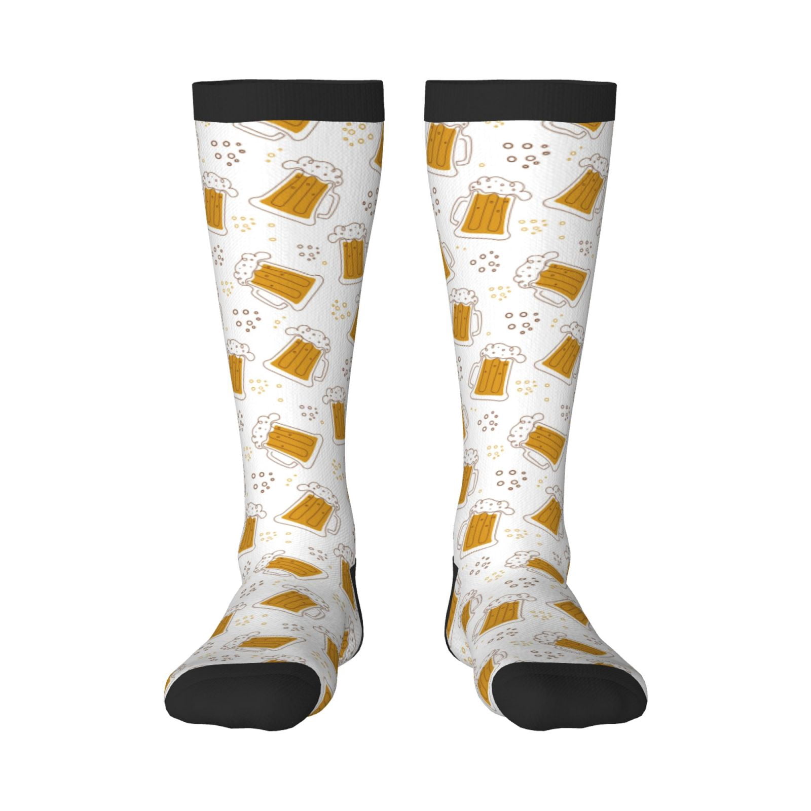 Logiee Beer Print Gift Stocking Stuffers,Adult Stockings,Novelty Socks ...