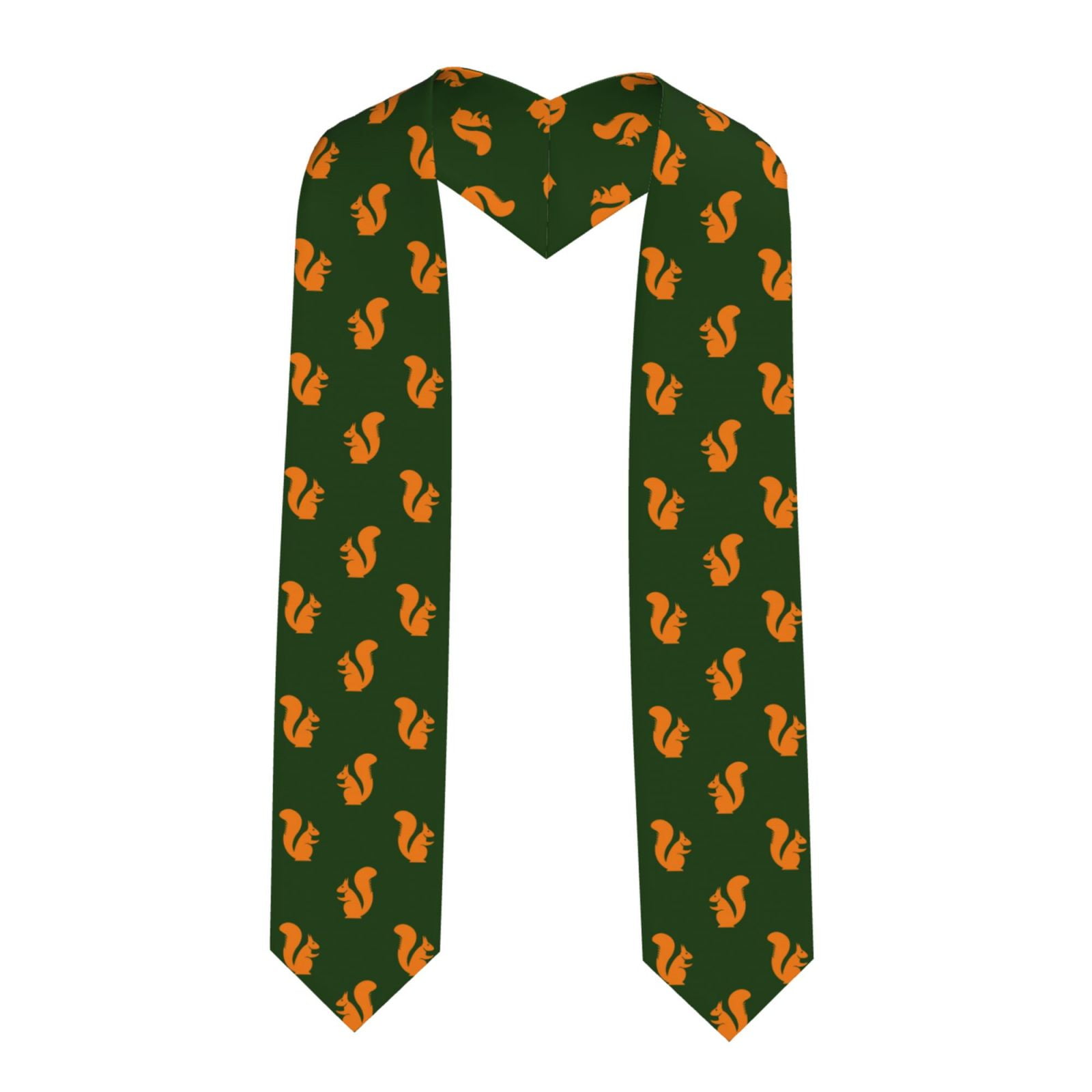 Logiee Bold Squirrel Silhouettes Print Unisex Adult Graduation Stole ...