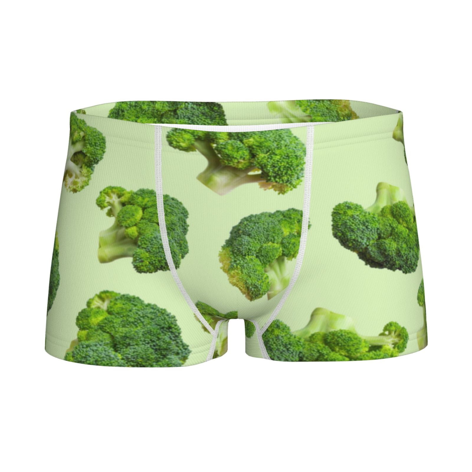 Logiee Broccoli 3 Print Boys' Boxer Briefs,Tween Boy Underwear-Large ...