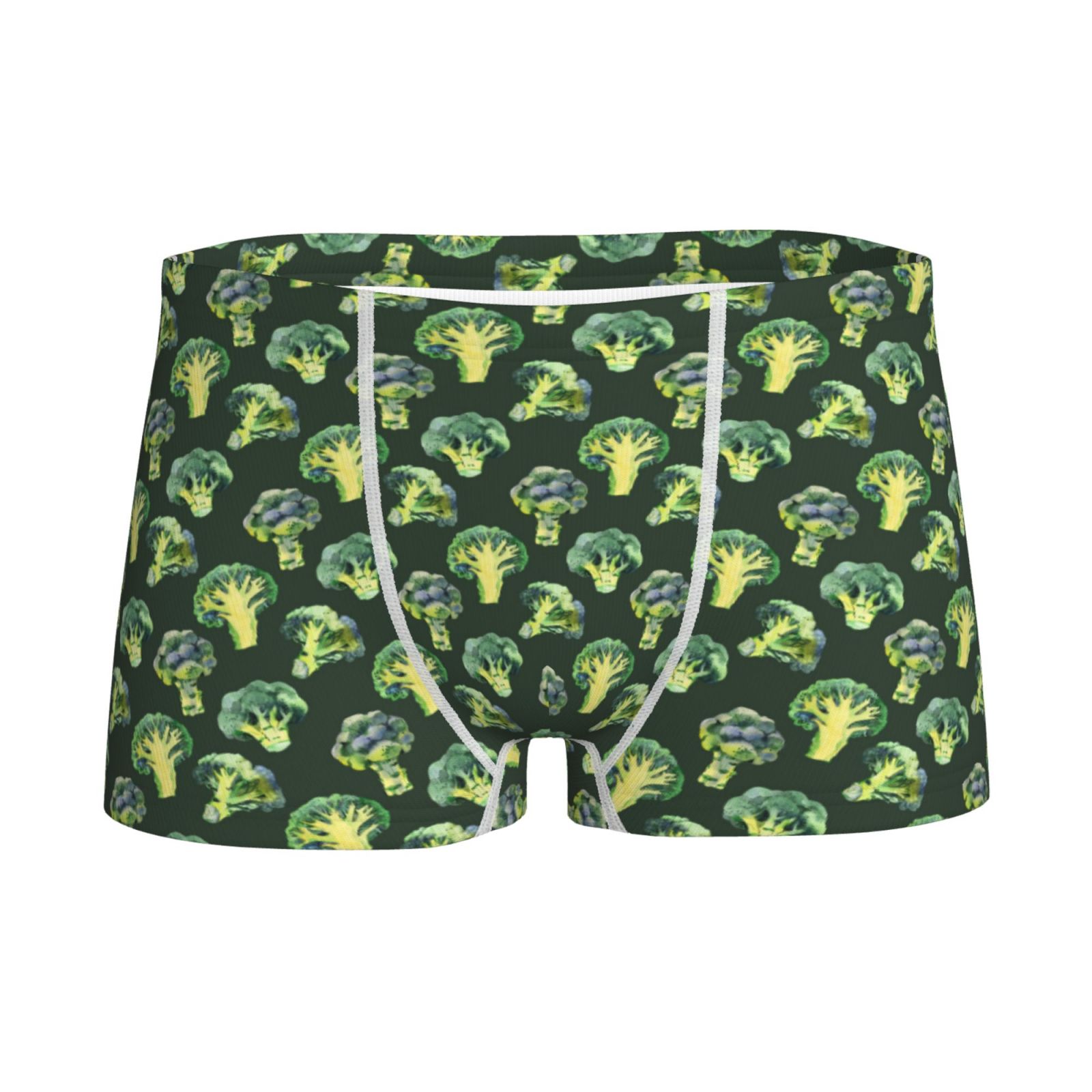 Logiee Broccoli 3 Print Boys' Boxer Briefs,Tween Boy Underwear ...