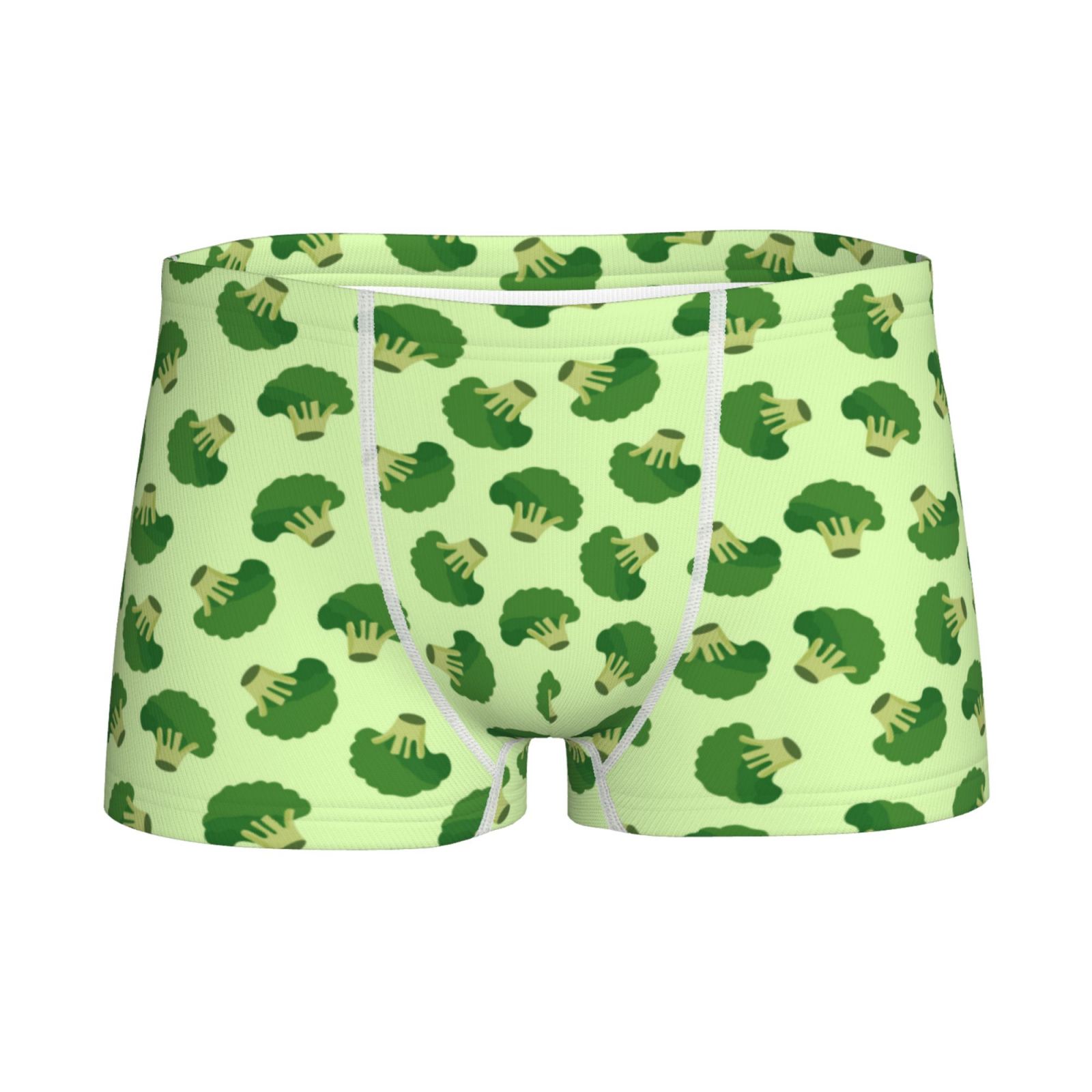 Logiee Broccoli Vegetables Print Boys' Boxer Briefs,Tween Boy Underwear ...