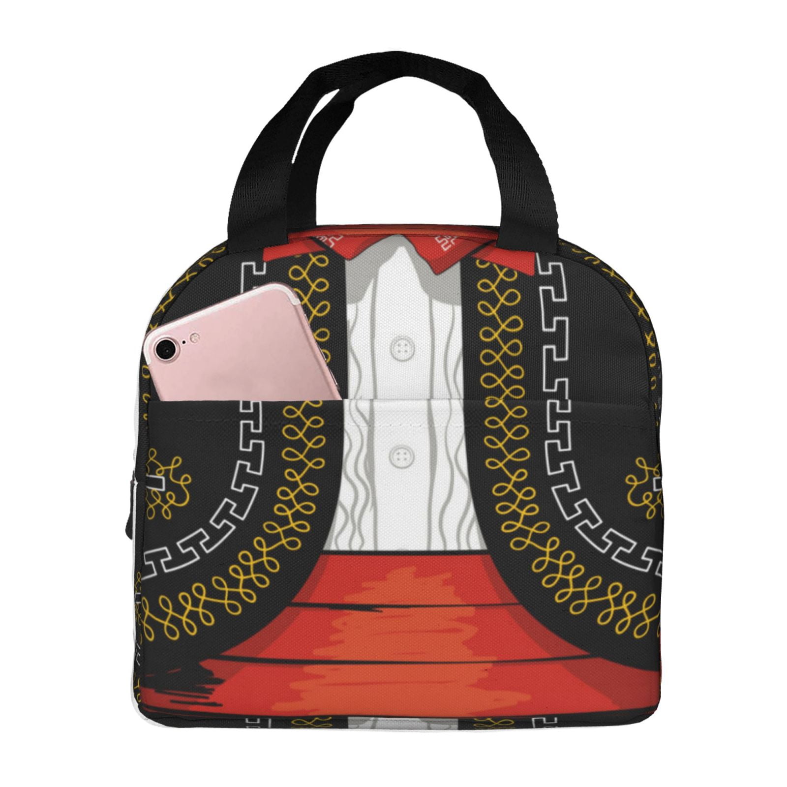 Logiee CHARRO SUIT Print Lunch Bag,Lunch Box for Women Men,Insulated ...
