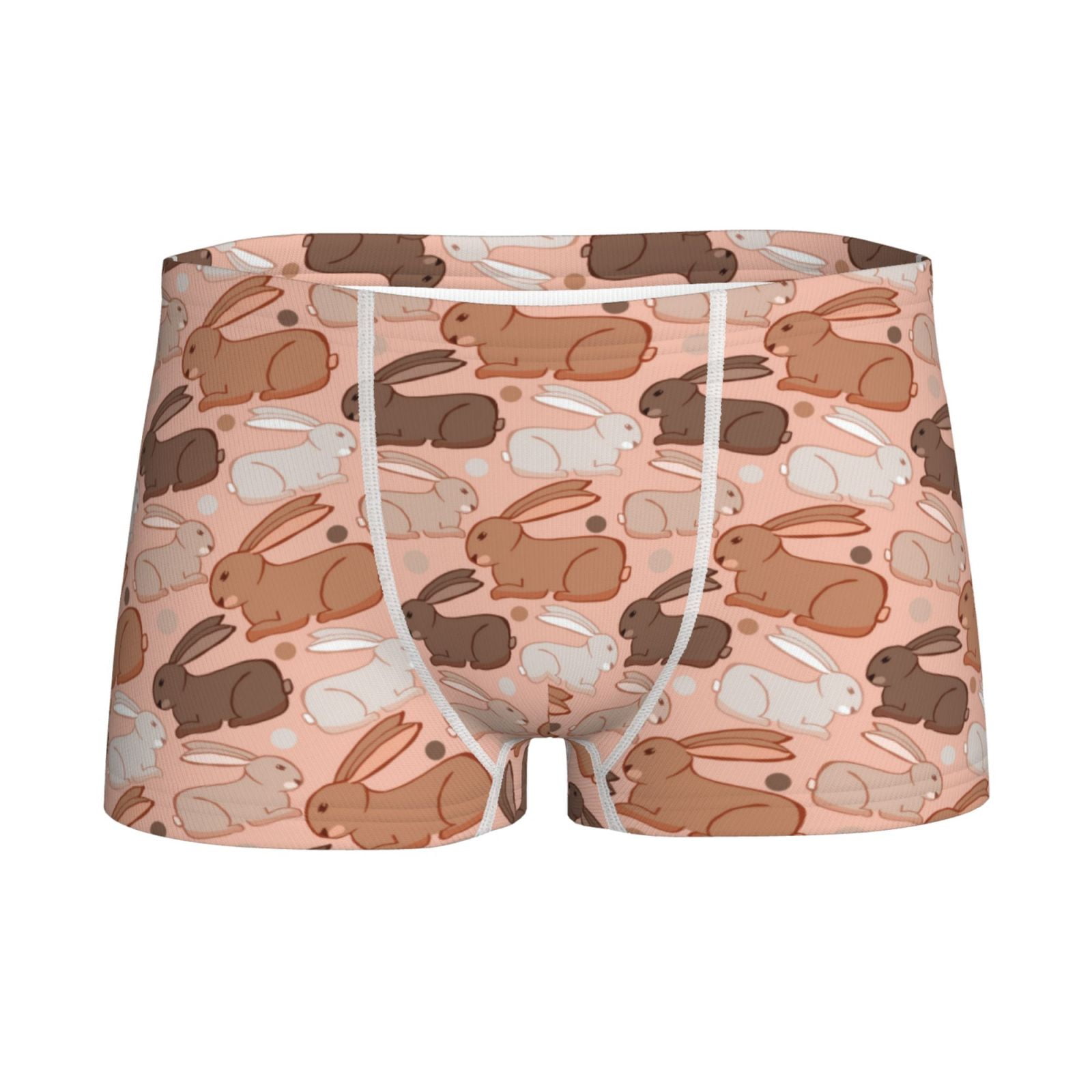 Logiee Cartoon Rabbit Print Boys' Boxer Briefs,Tween Boy Underwear ...