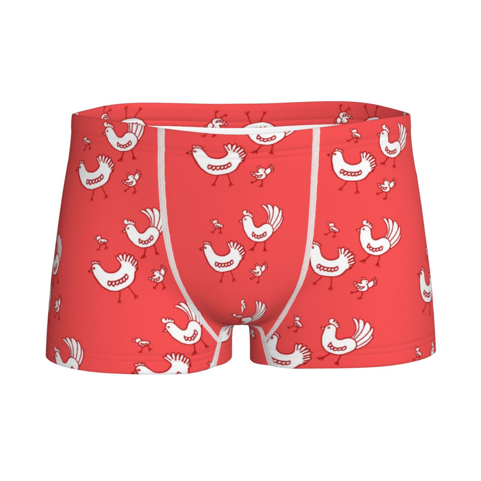 Logiee Cartoon Rooster Print Boys' Boxer Briefs,Tween Boy Underwear ...