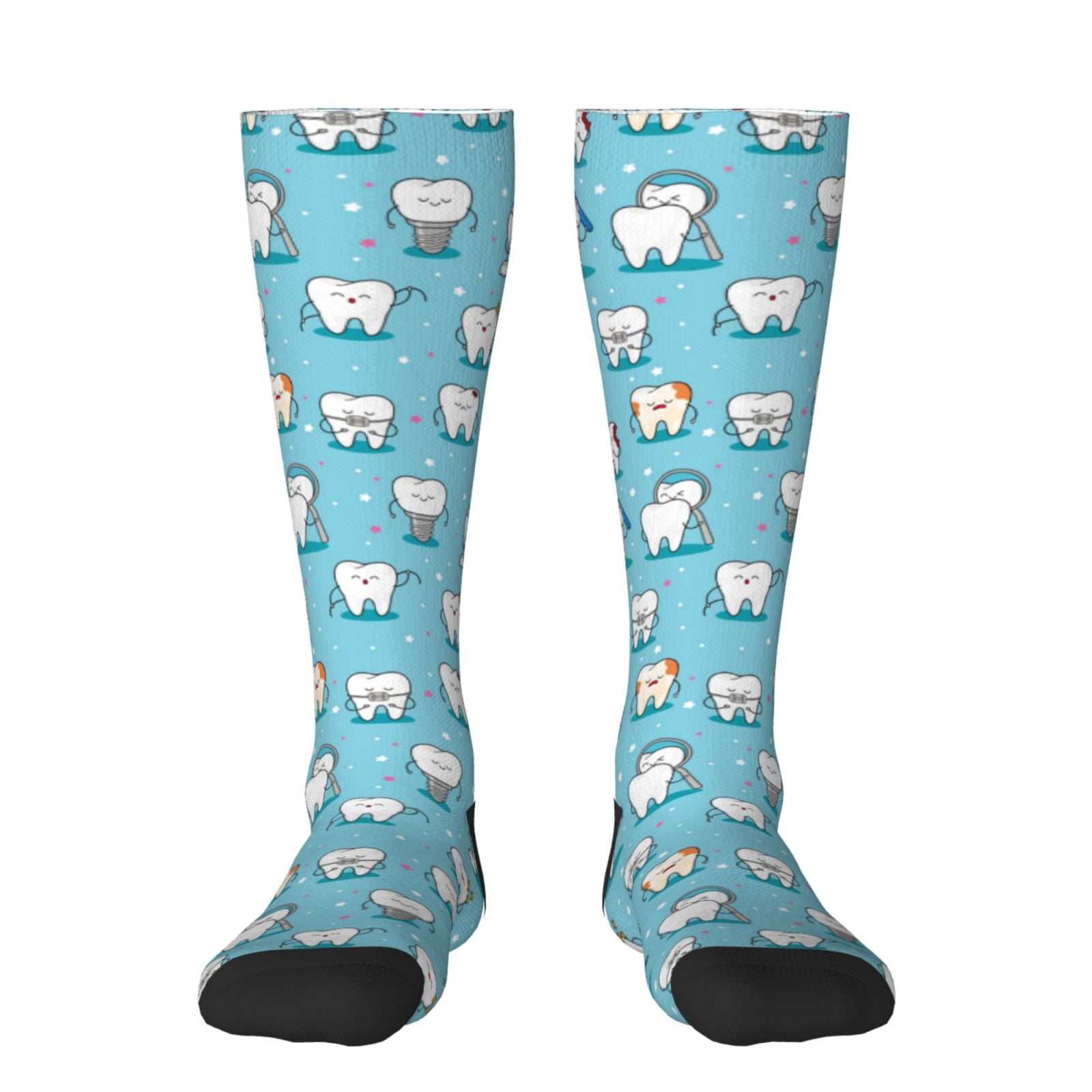 Logiee Cartoon Teeth Print Gift Stocking Stuffers,Adult Stockings ...