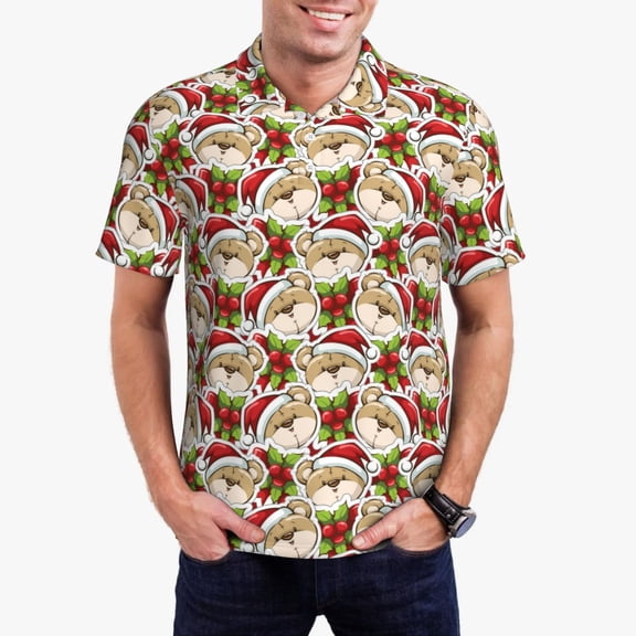 Christmas Golf Polo
