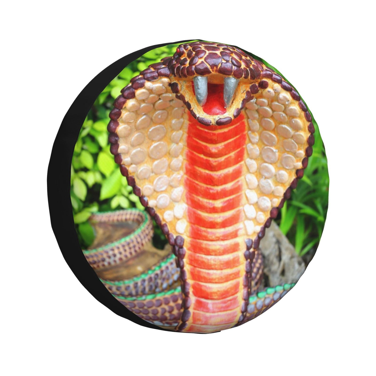 Logiee Cobra Snake Print Spare Tire Cover, Universal Wheel Protectors ...