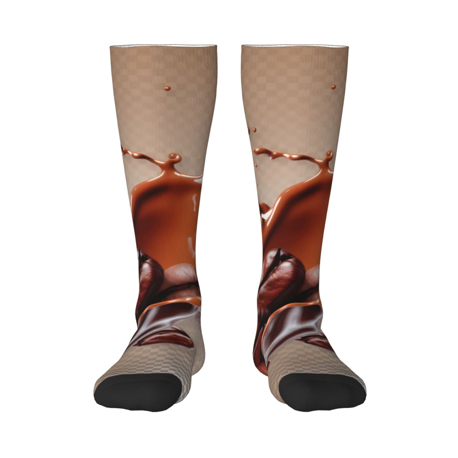 Logiee Coffee Beans Chocolate Splash Print Gift Stocking Stuffers,Adult ...