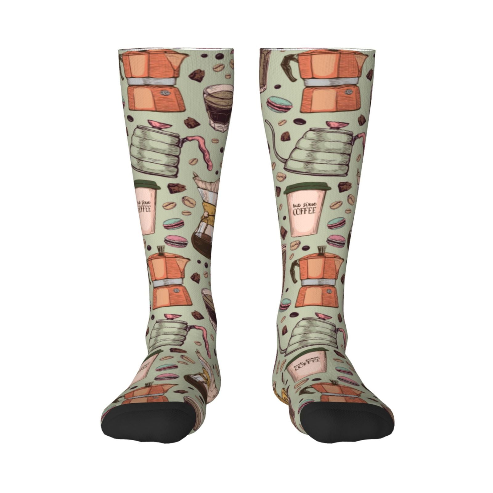 Logiee Coffee Makers Macaroons Chocolate Print Gift Stocking Stuffers ...