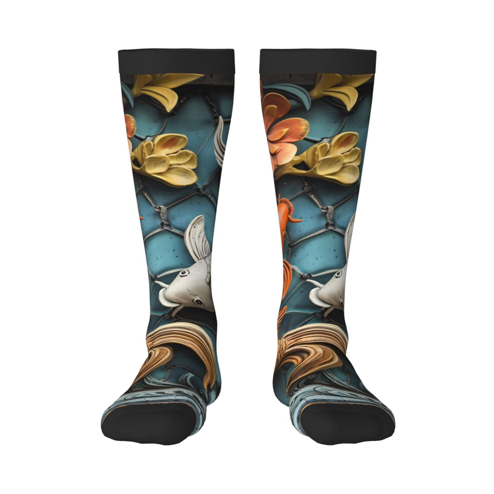 Logiee Colorful Koi Fish Art Print Gift Stocking Stuffers,Adult ...