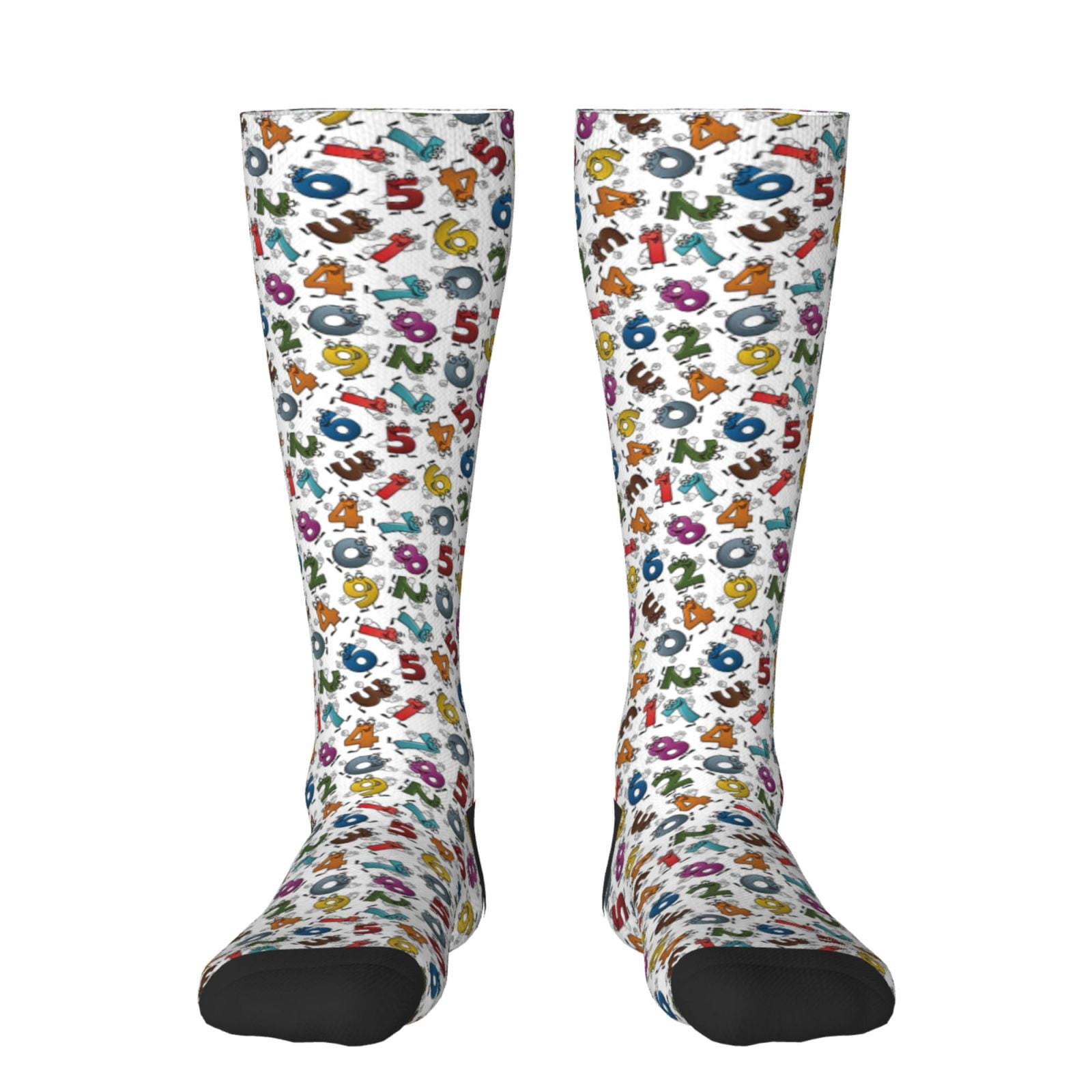 Logiee Colorful Numbers Print Gift Stocking Stuffers,Adult Stockings ...