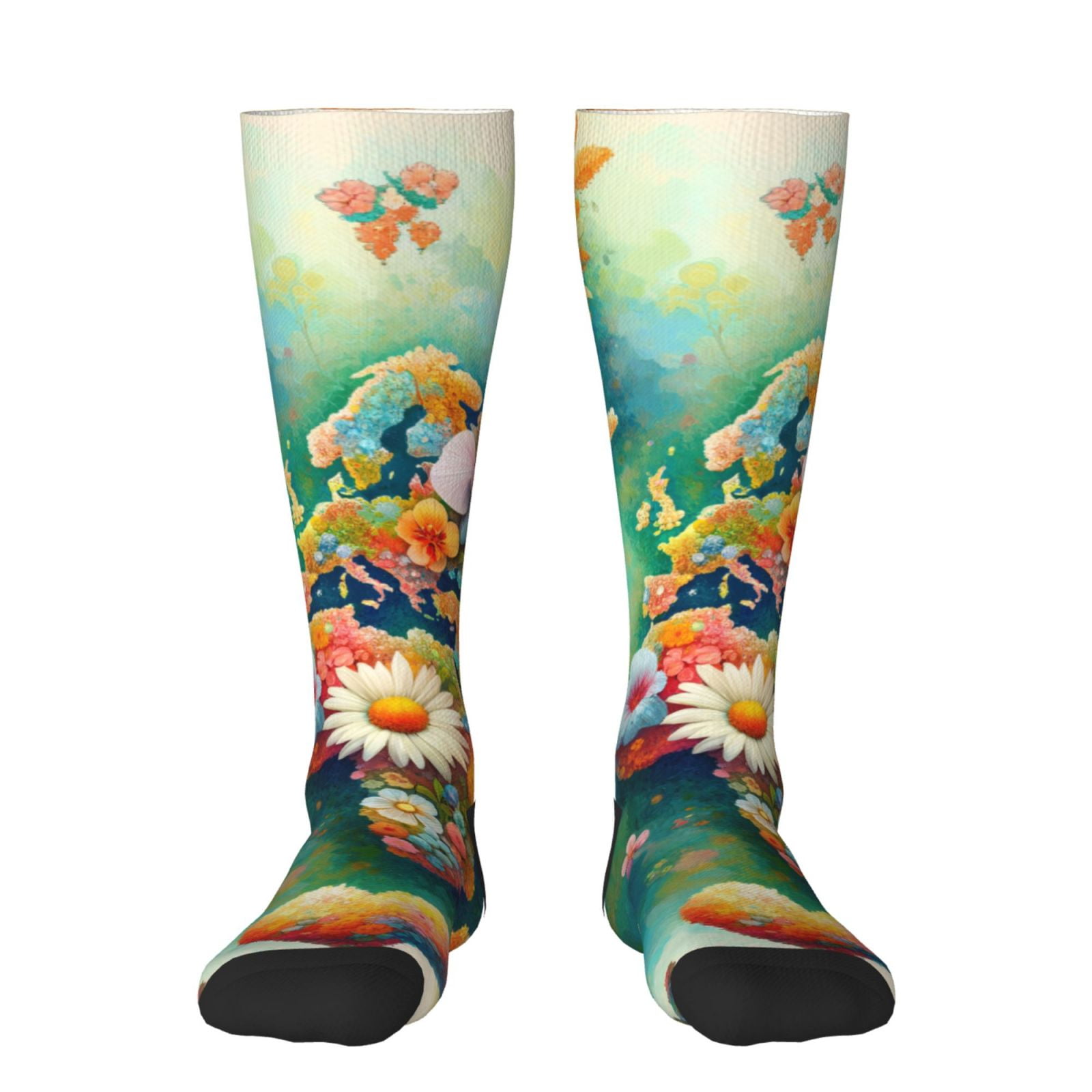 Logiee Colorful World Map Print Gift Stocking Stuffers,Adult Stockings ...