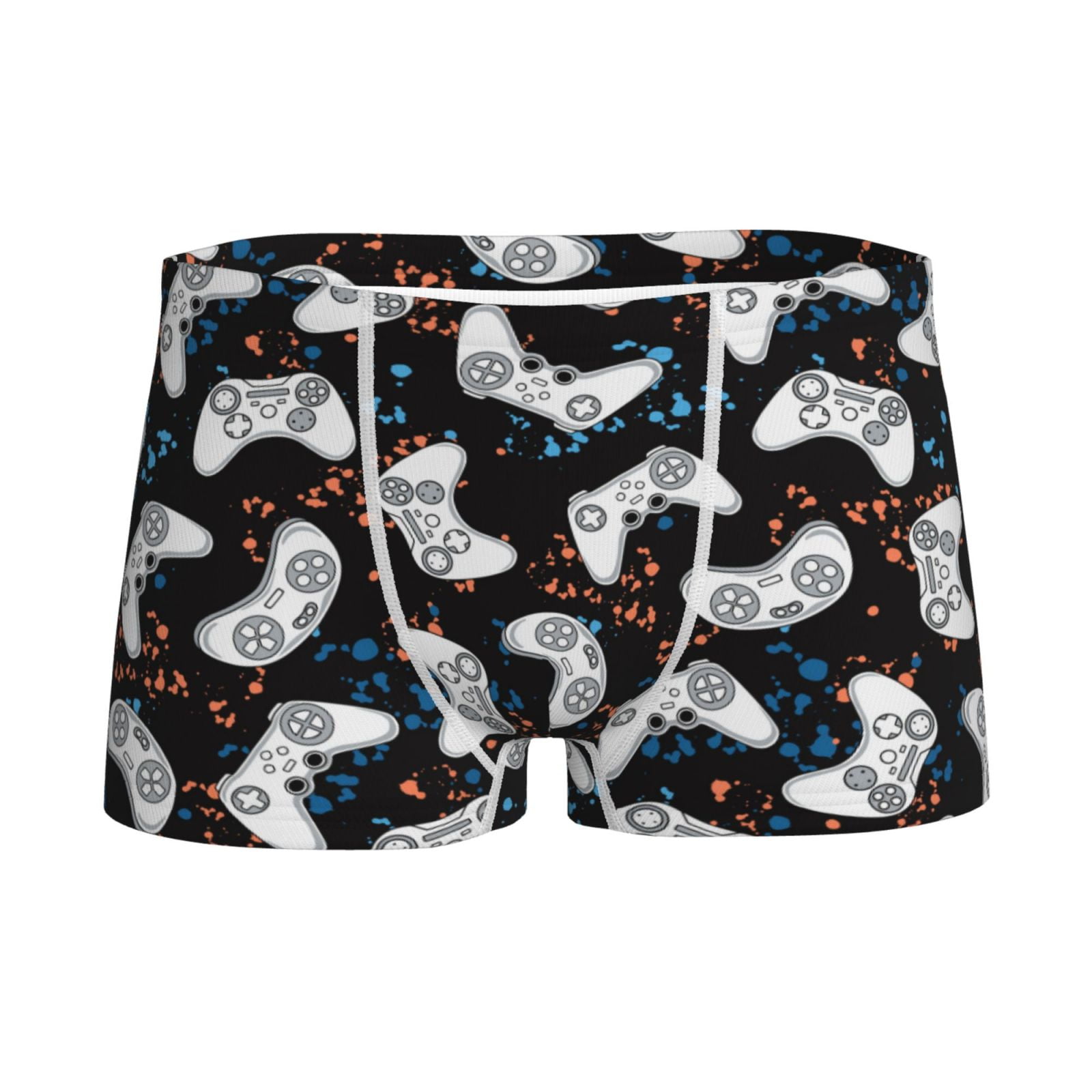 Logiee Cool Gamepad Print Boys' Boxer Briefs,Tween Boy Underwear-XX ...