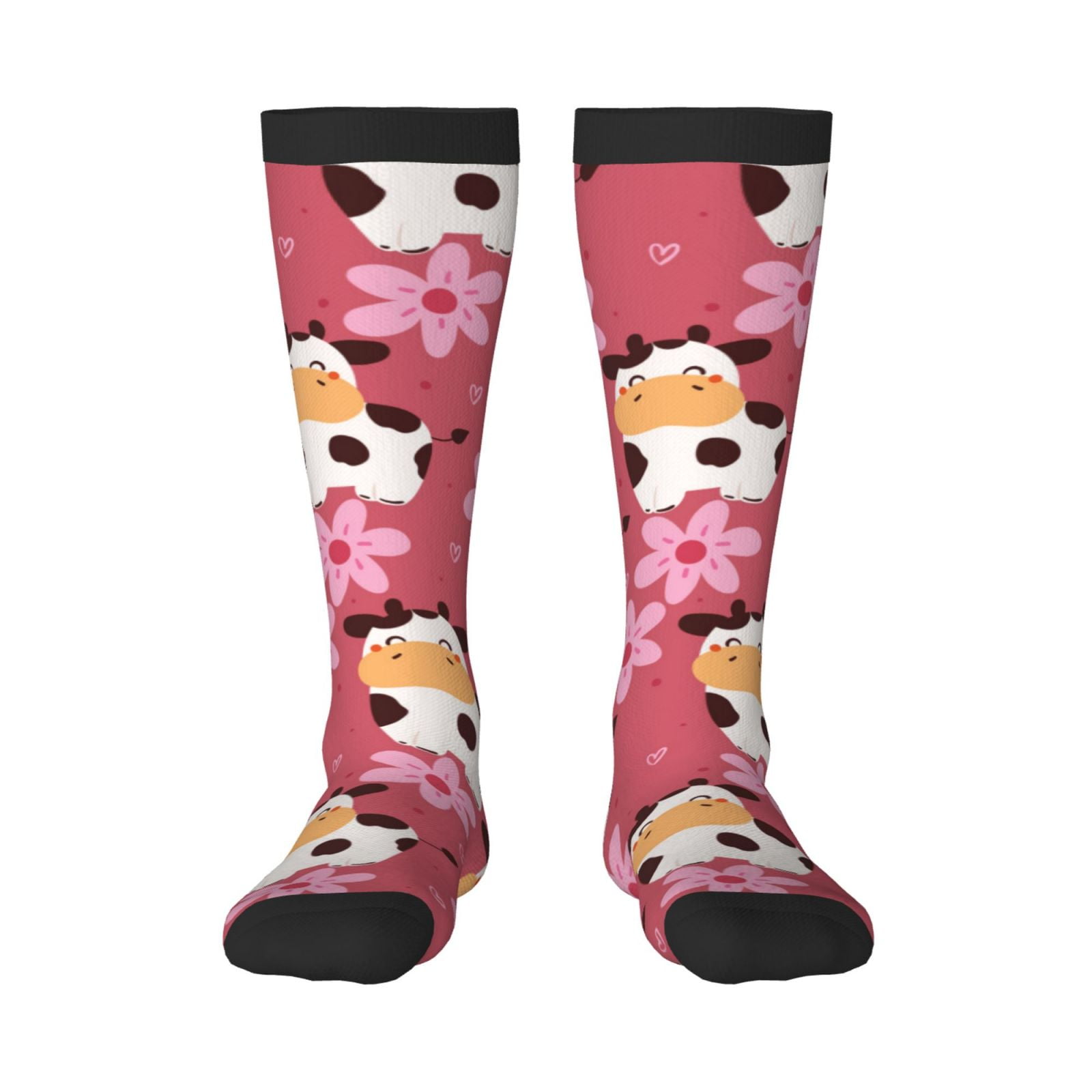 Logiee Cow And Flower Print Gift Stocking Stuffers,Adult Stockings ...