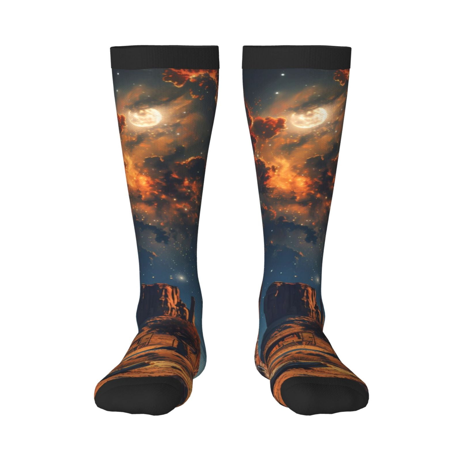 Logiee Cowboy Boots Under Starry Sky Print Gift Stocking Stuffers,Adult ...