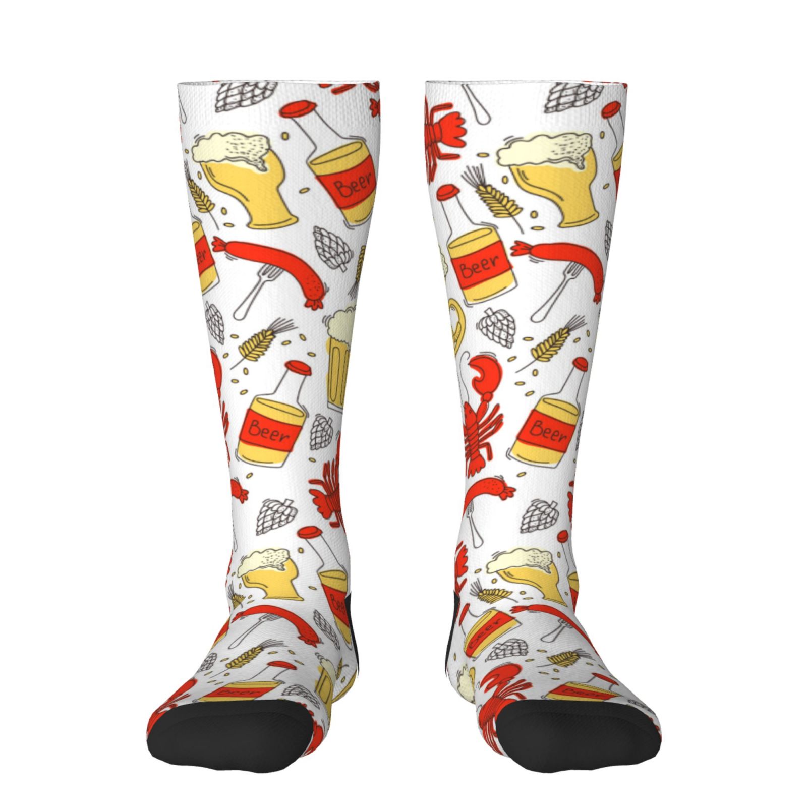 Logiee Crabs And Beer Print Gift Stocking Stuffers,Adult Stockings ...