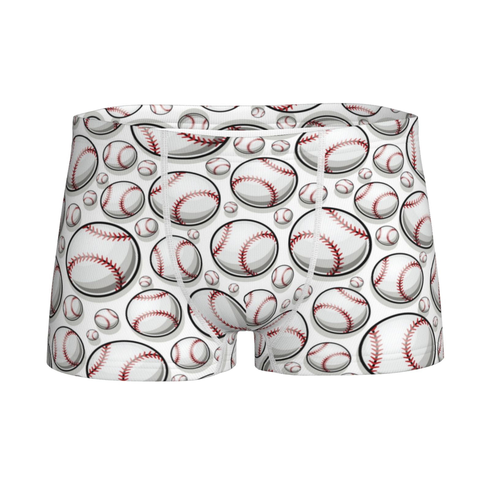 Logiee Cute Baseball Print Boys' Boxer Briefs,Tween Boy Underwear-XX ...