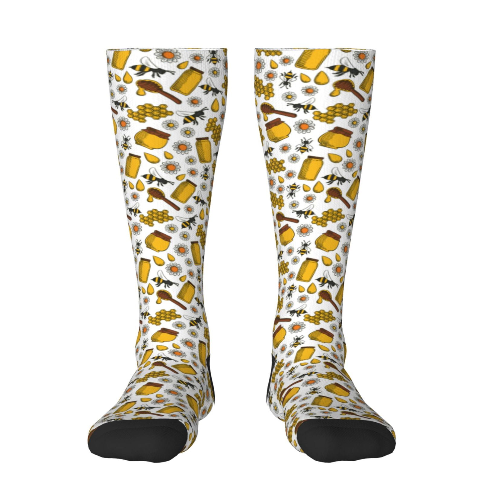 Logiee Cute Bee Print Gift Stocking Stuffers,Adult Stockings,Novelty ...
