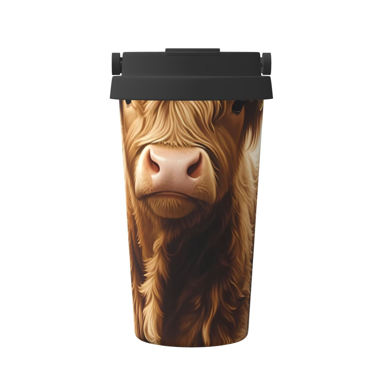 Logiee Cute Calf Butterflies A Print Stainless Steel Coffee Tumbler ...
