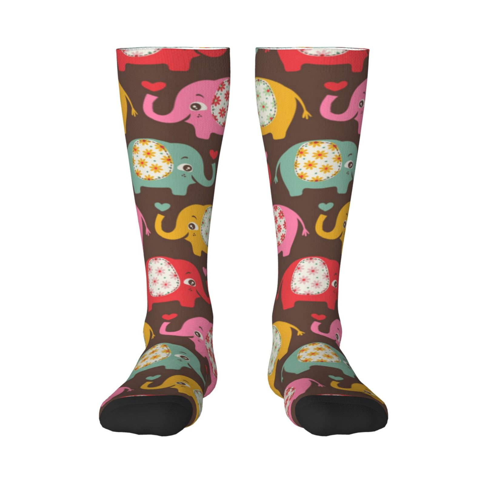 Logiee Cute Elephants Print Gift Stocking Stuffers,Adult Stockings ...