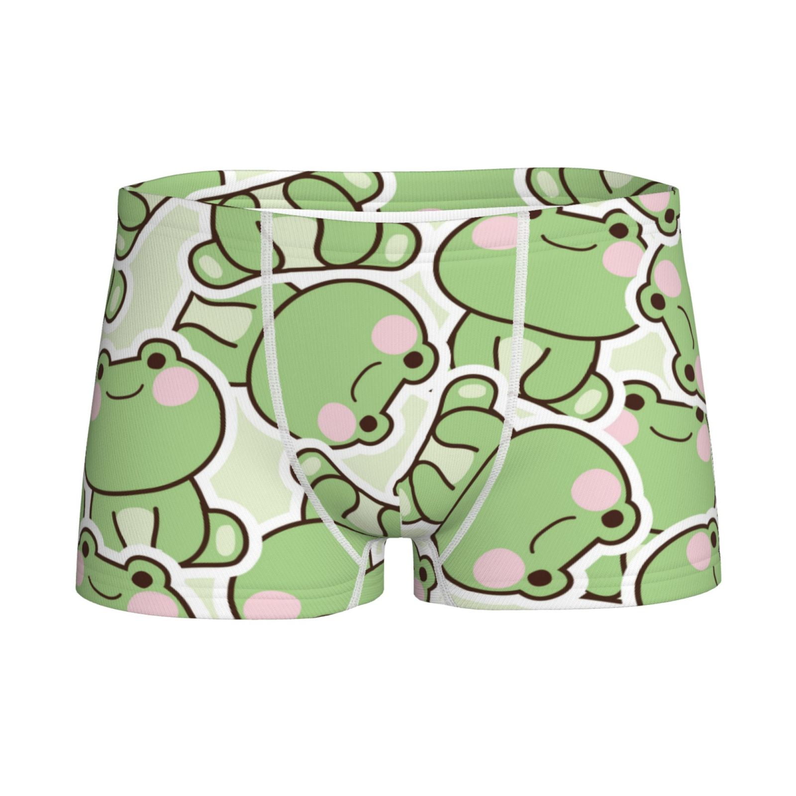 Logiee Cute Frog Print Boys' Boxer Briefs,Tween Boy Underwear ...