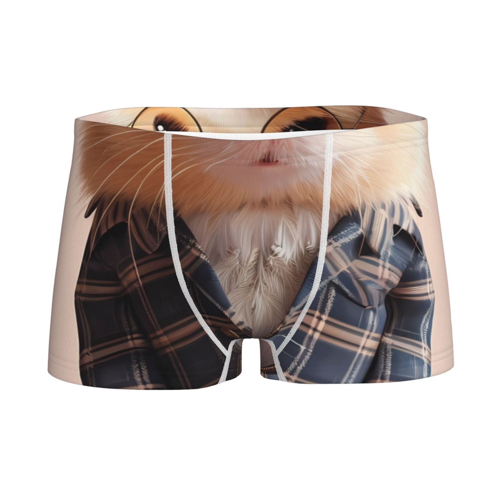 Logiee Cute Mouse In Glasses Print Boys' Boxer Briefs,Tween Boy ...