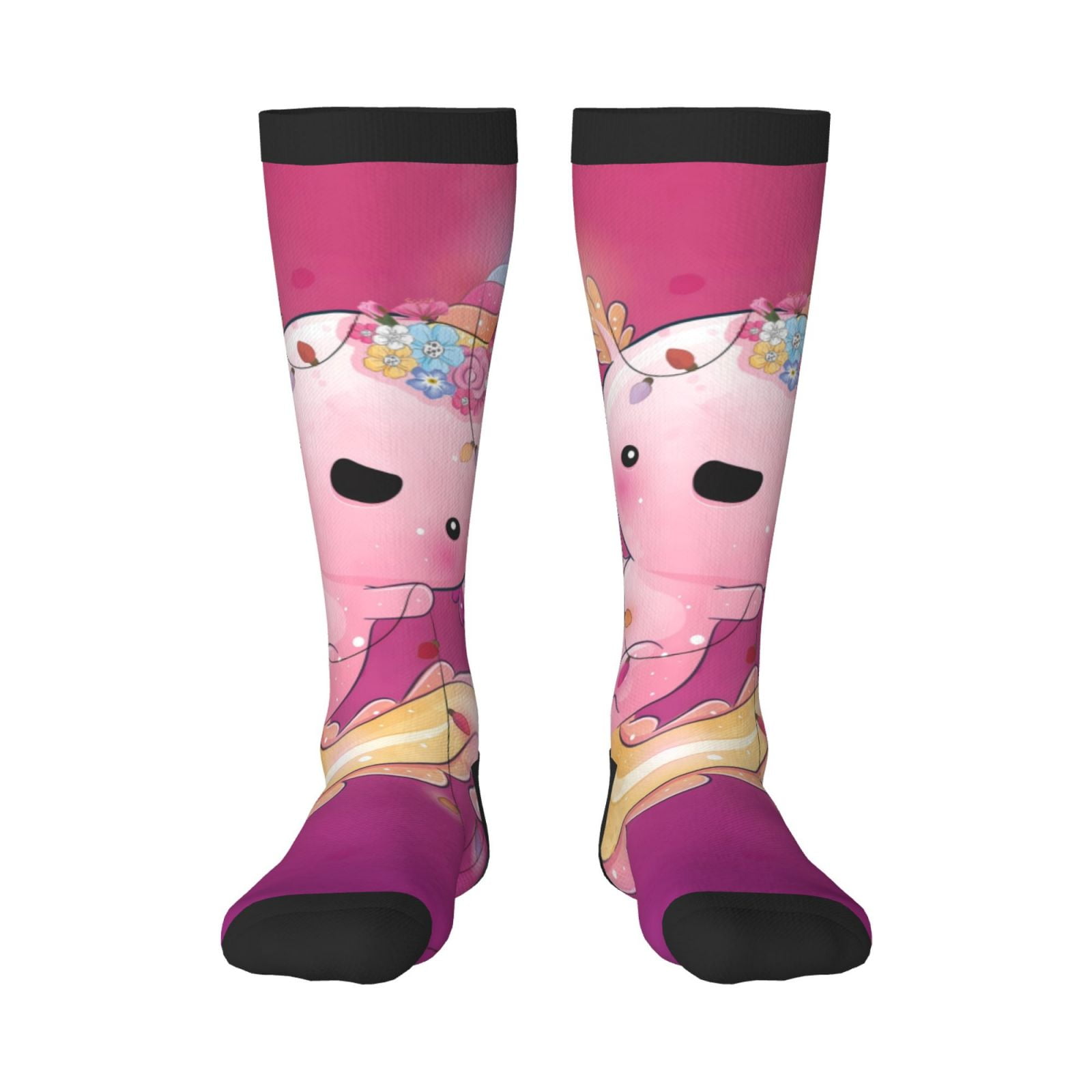 Logiee Cute Pink Axolotl A Print Gift Stocking Stuffers,Adult Stockings ...