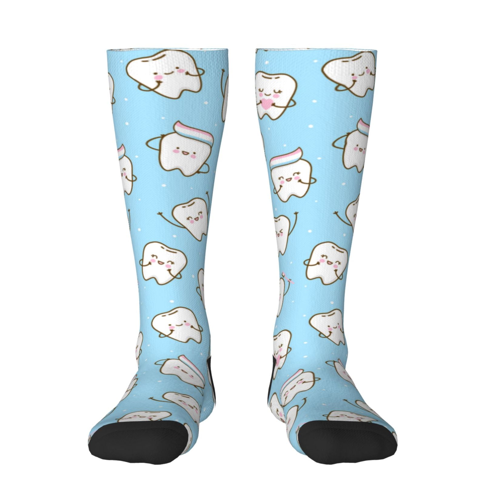 Logiee Cute Teeth Print Gift Stocking Stuffers,Adult Stockings,Novelty ...