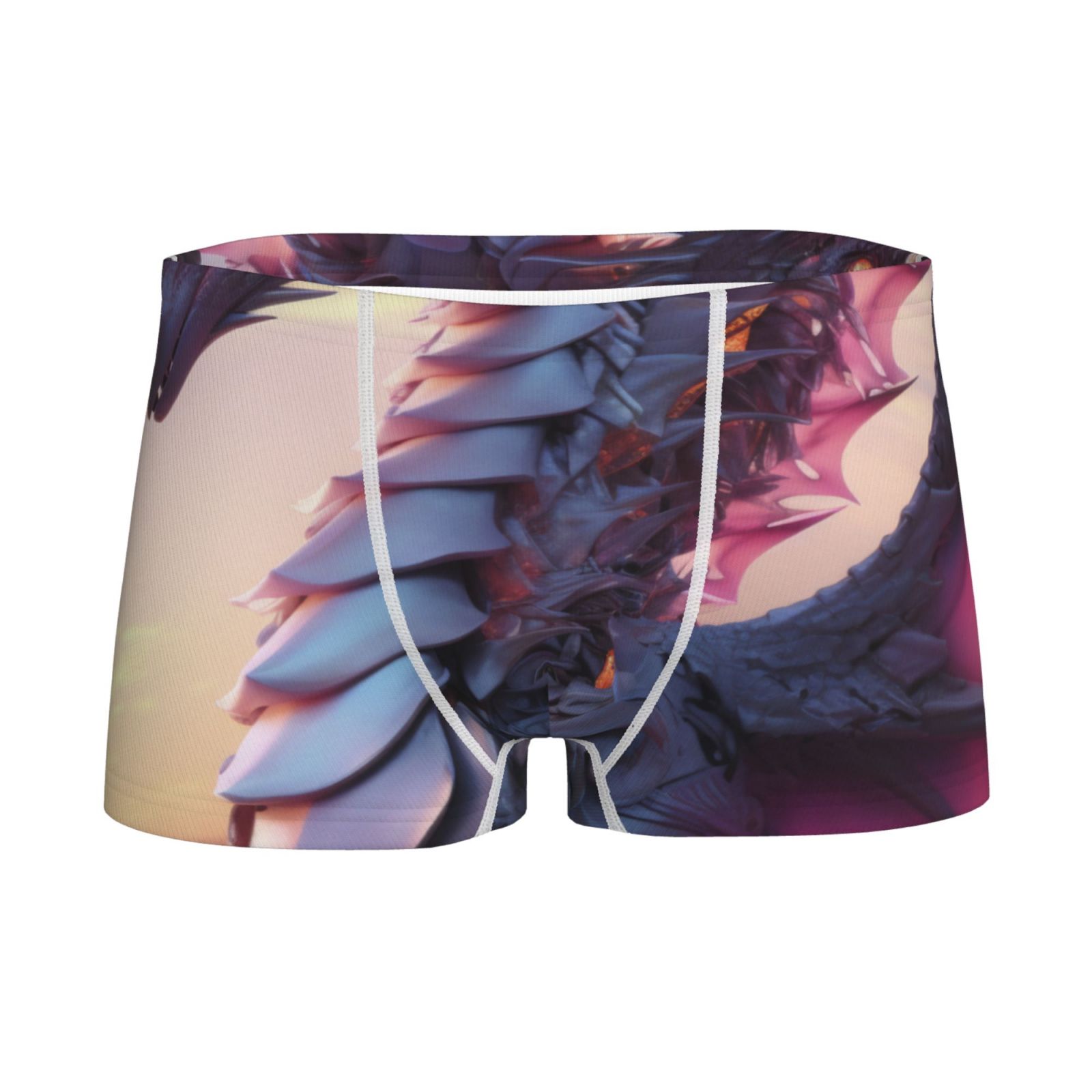 Logiee Dragon Print Boys' Boxer Briefs,Tween Boy Underwear-Large ...