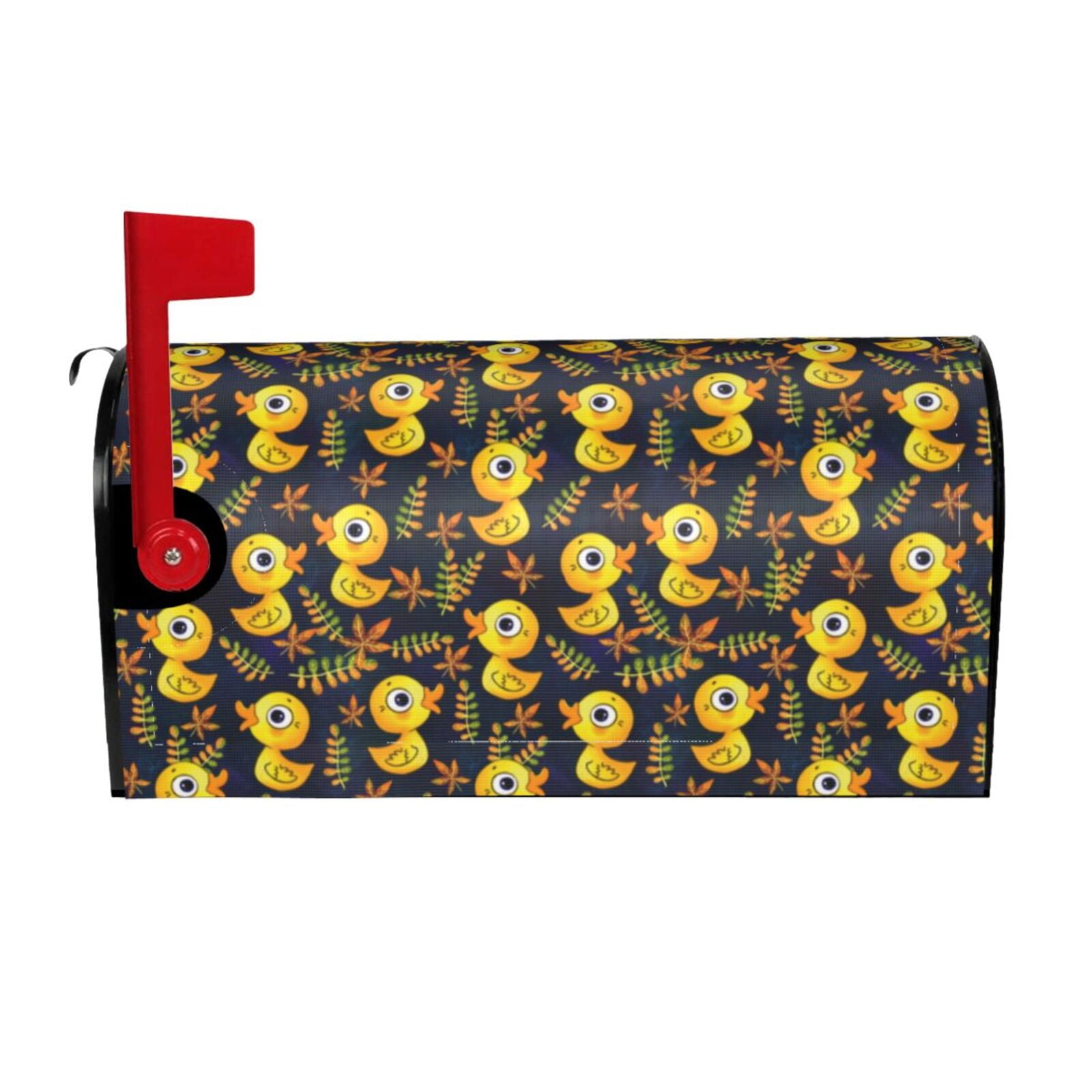 Logiee Ducks Print Post Letter Box Wrap Decor, Mailbox Cover Suitable ...